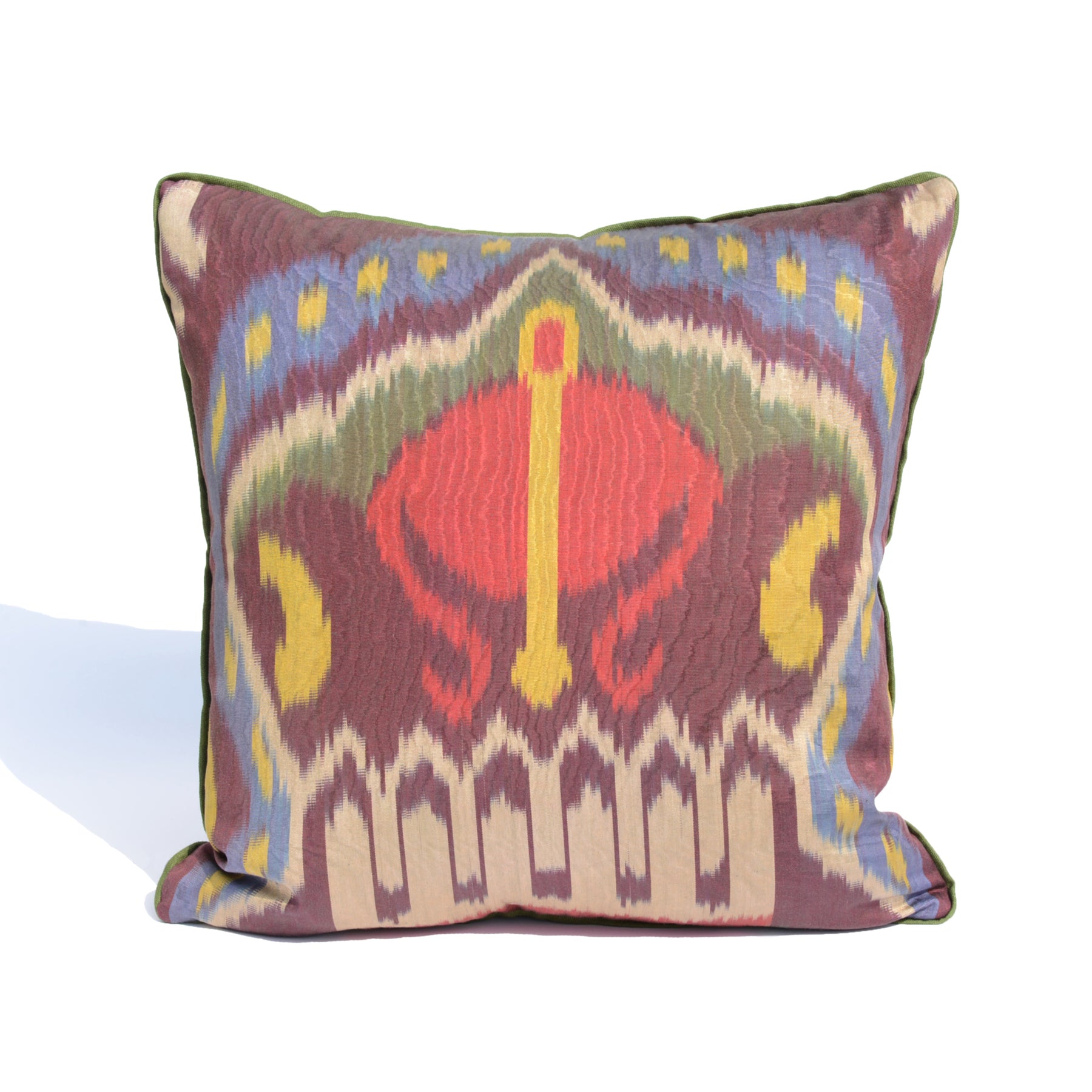 Ikat Collection: Kushaan. Authentic Silk Ikat Cushions